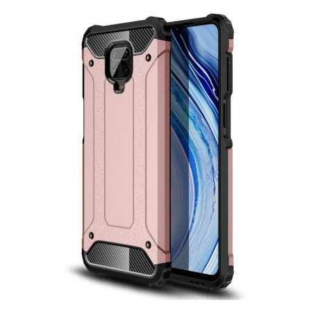 Coque Xiaomi Redmi Note 9 Pro Anti Choques Or Rose. Une véritable armure
