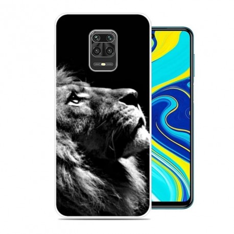 Coque Xiaomi Redmi Note 9 Pro Lion Silicone.